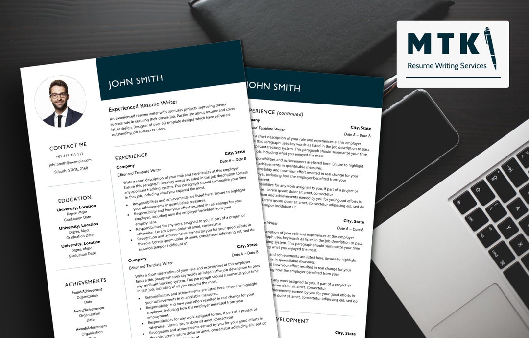 MTK Resume Template - Designer Cover Letter, Resume, and References ...