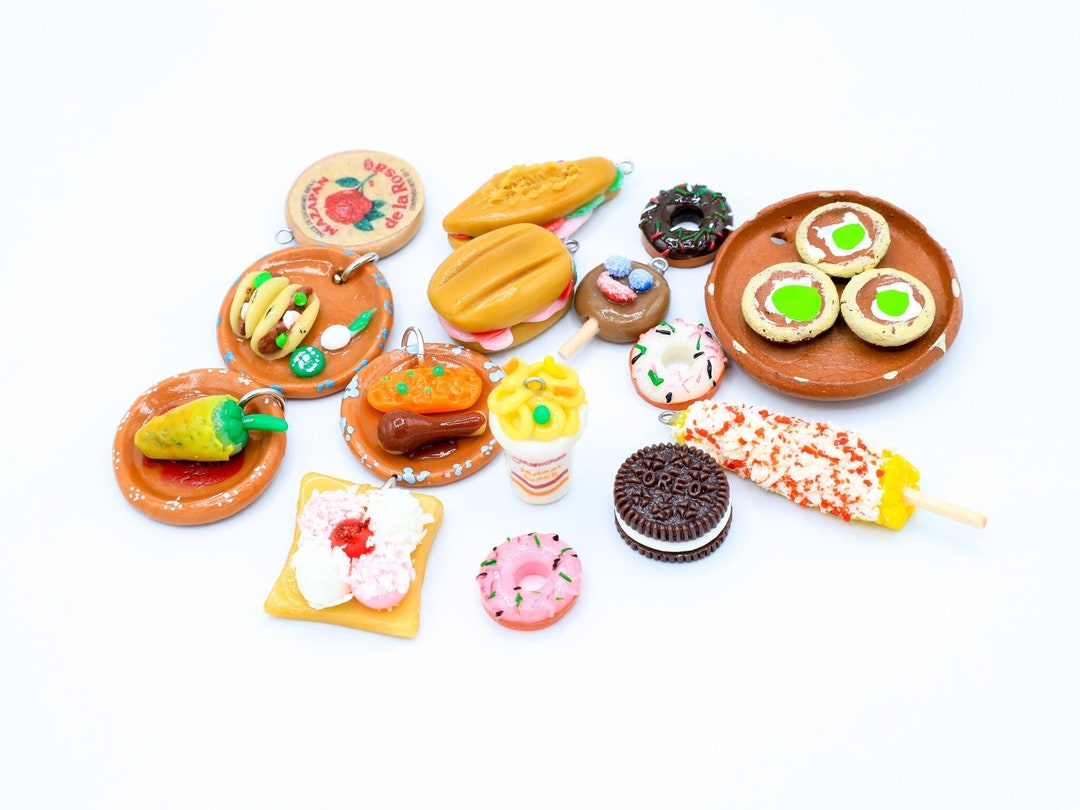 Miniature Altar Food Dia De Los Muerto Decor, Mexican Food Comida, Day ...