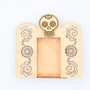 Day of the Dead Altar, Shrine Nicho, Dia De Los Muertos Decor, Papel ...