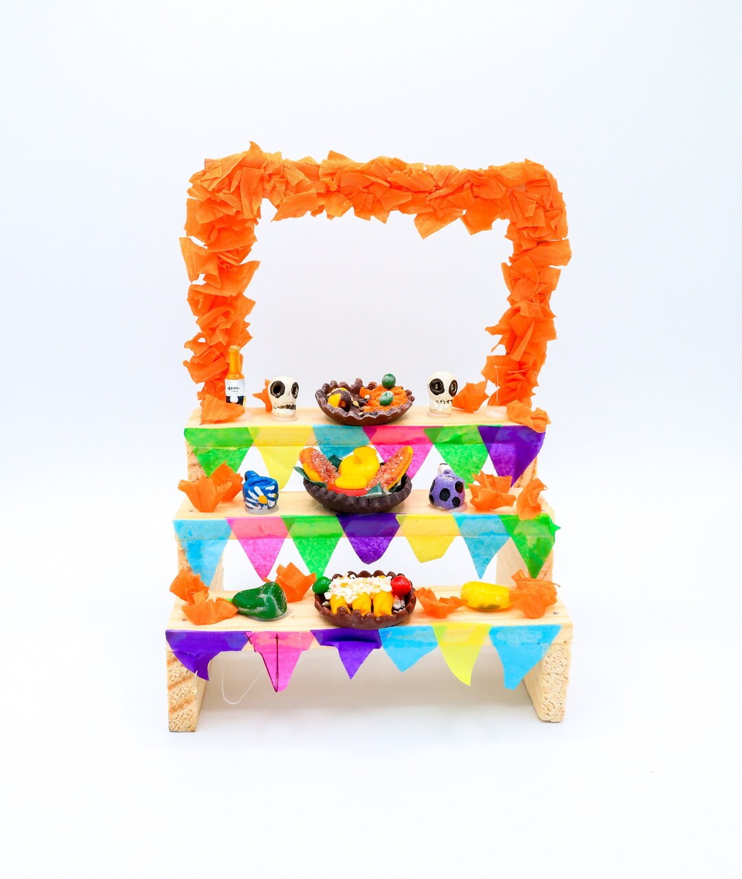 Day of the Dead Altar, Mini Shrine Nicho, Miniature Ofrenda ...
