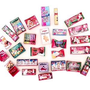 Miniature Christmas Treats, Tree Cake, Miniature Food, Dollhouse Food ...