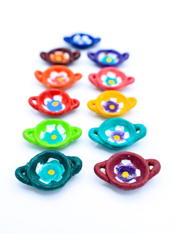 Miniature Bowl De Barro Clay Ceramic Dish Plate Random - Etsy