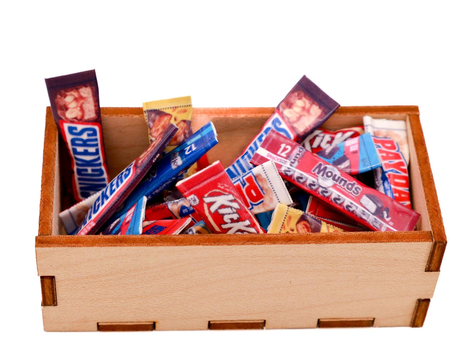 Miniature Chocolate Bars, Mini Christmas Candy, Dollhouse Miniature ...