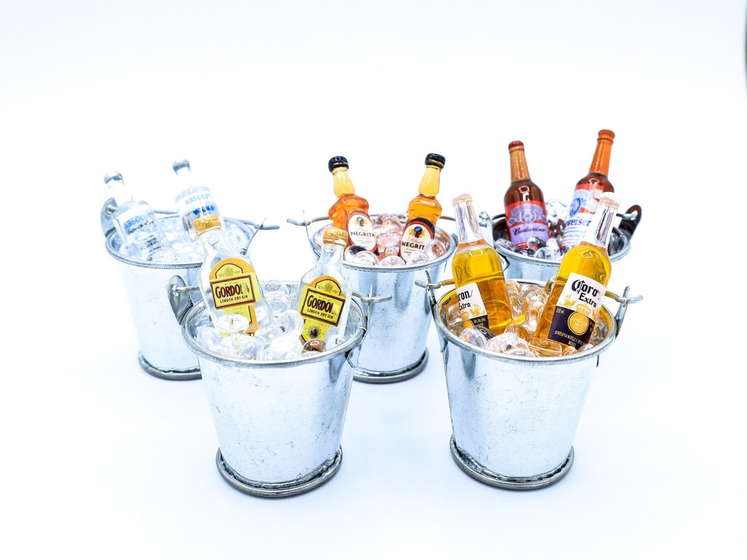 Miniature Cerveza Beer Bucket Pretend Beverage, Mexican Food, Day of ...