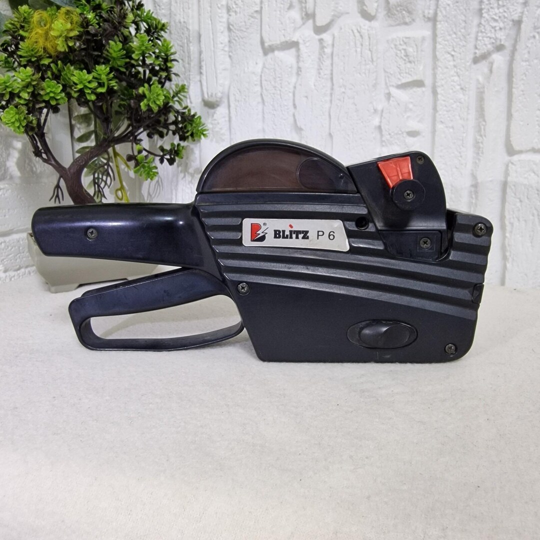Vintage Blitz P6 Label Gun – Made in Italy – Handheld Price Tagging ...