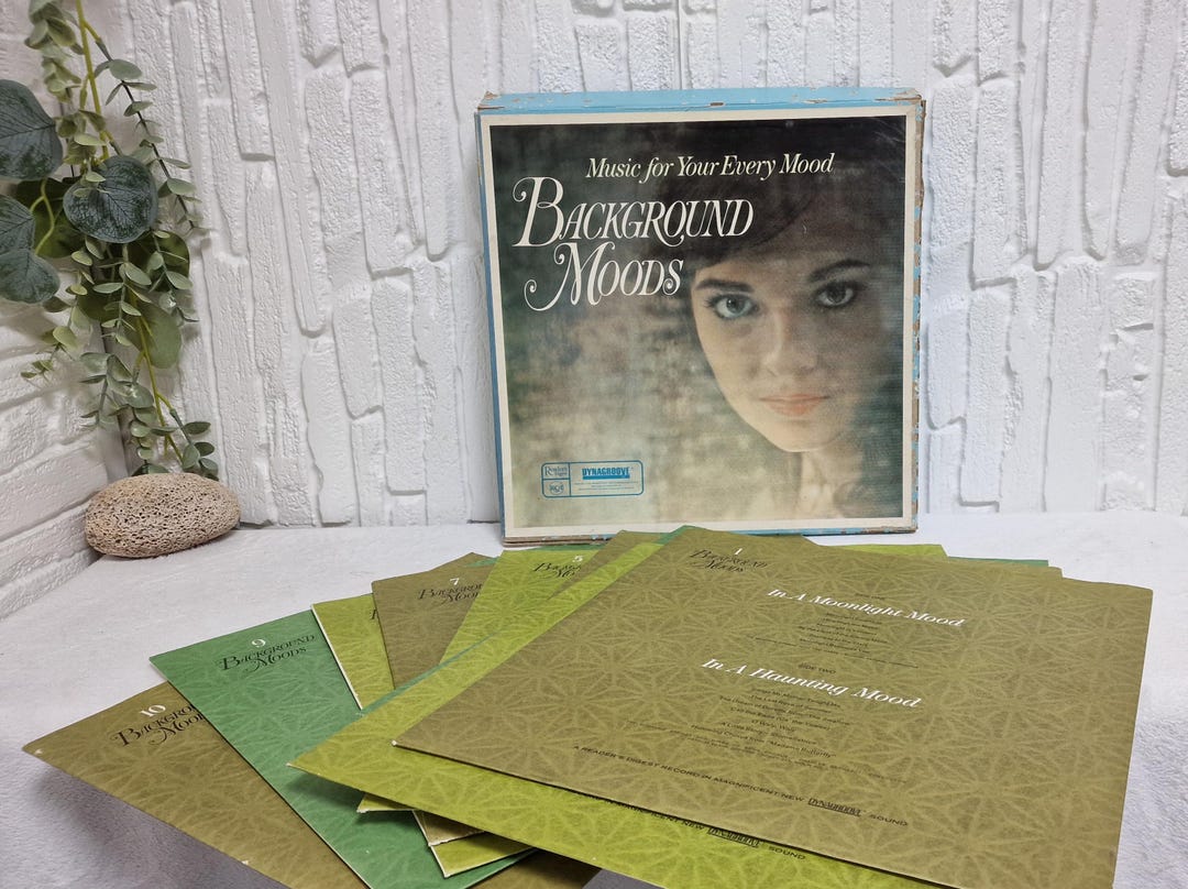 Vintage Reader's Digest Vinyl Record Set – 1965 Background Moods - Etsy