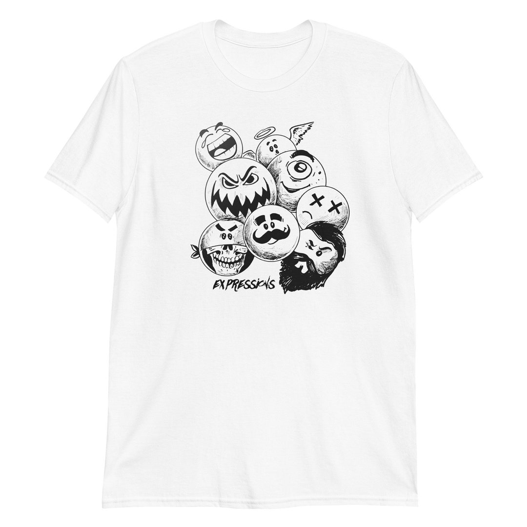 Emojis Expression - Unisex T-shirt - Etsy