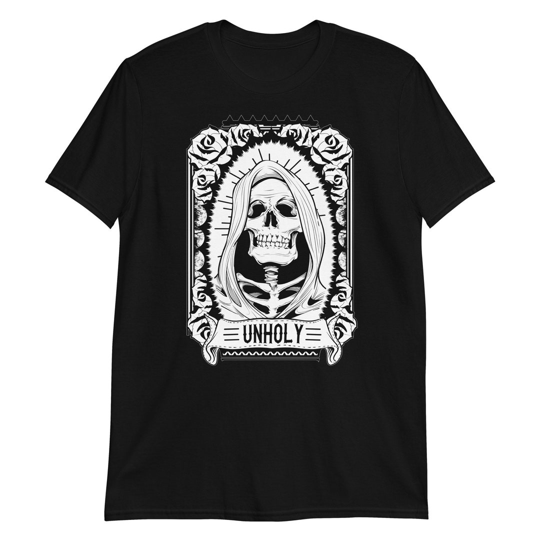 The Saint Skeleton Unholy Portrait - Unisex Tee / Graphic T Shirt ...