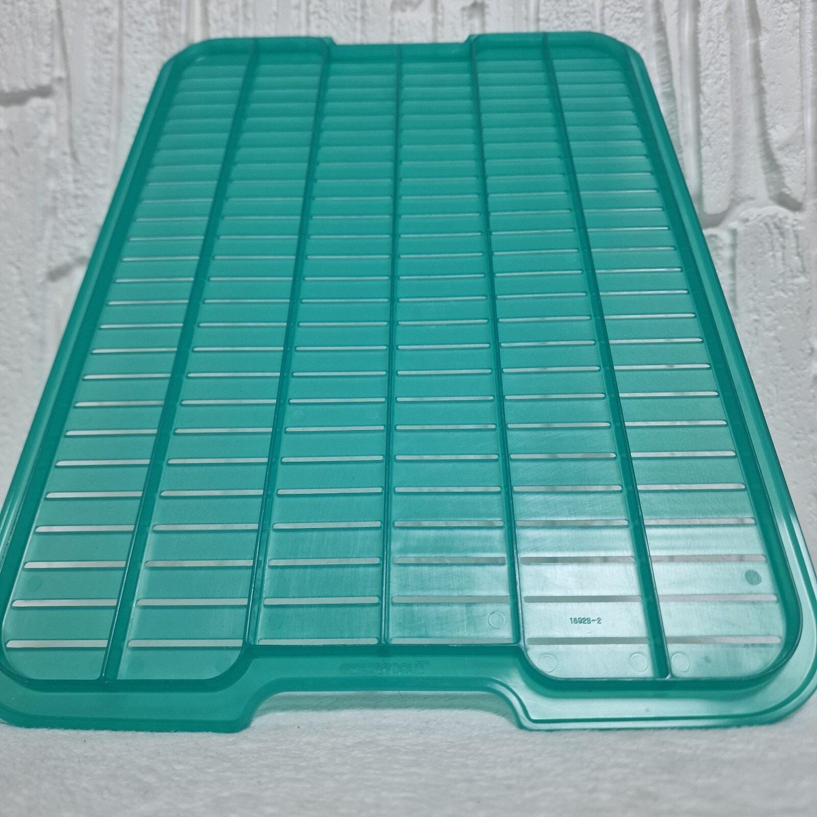 Vintage Tupperware Teal Drip Tray Rack 1892B-2 | Retro Plastic Drying ...