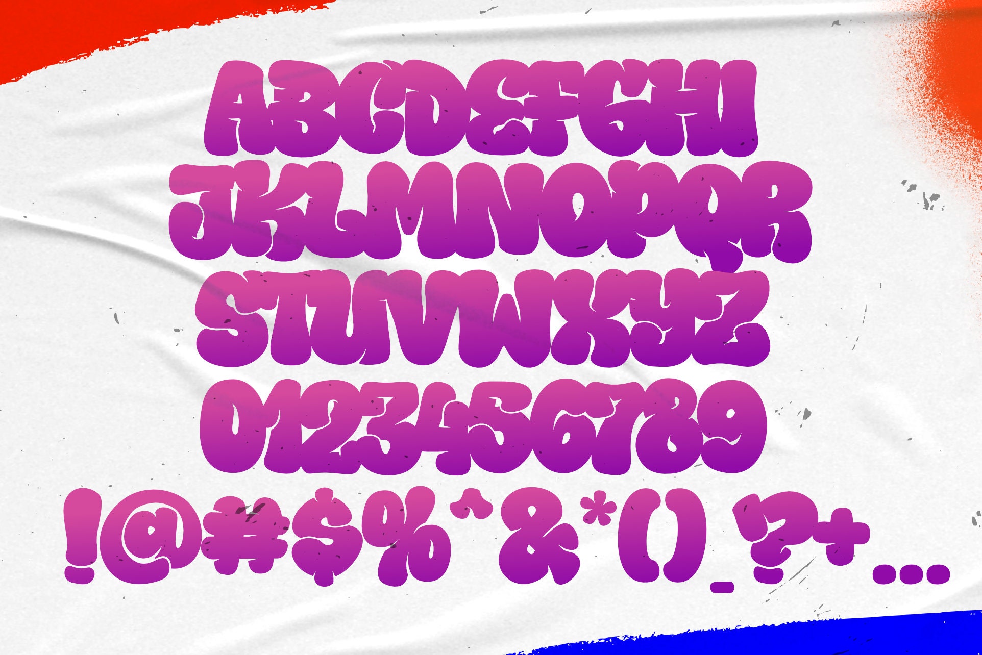Graffiti Font Krazr Bubble Font, Procreate Font, Cricut Fonts, Drips ...