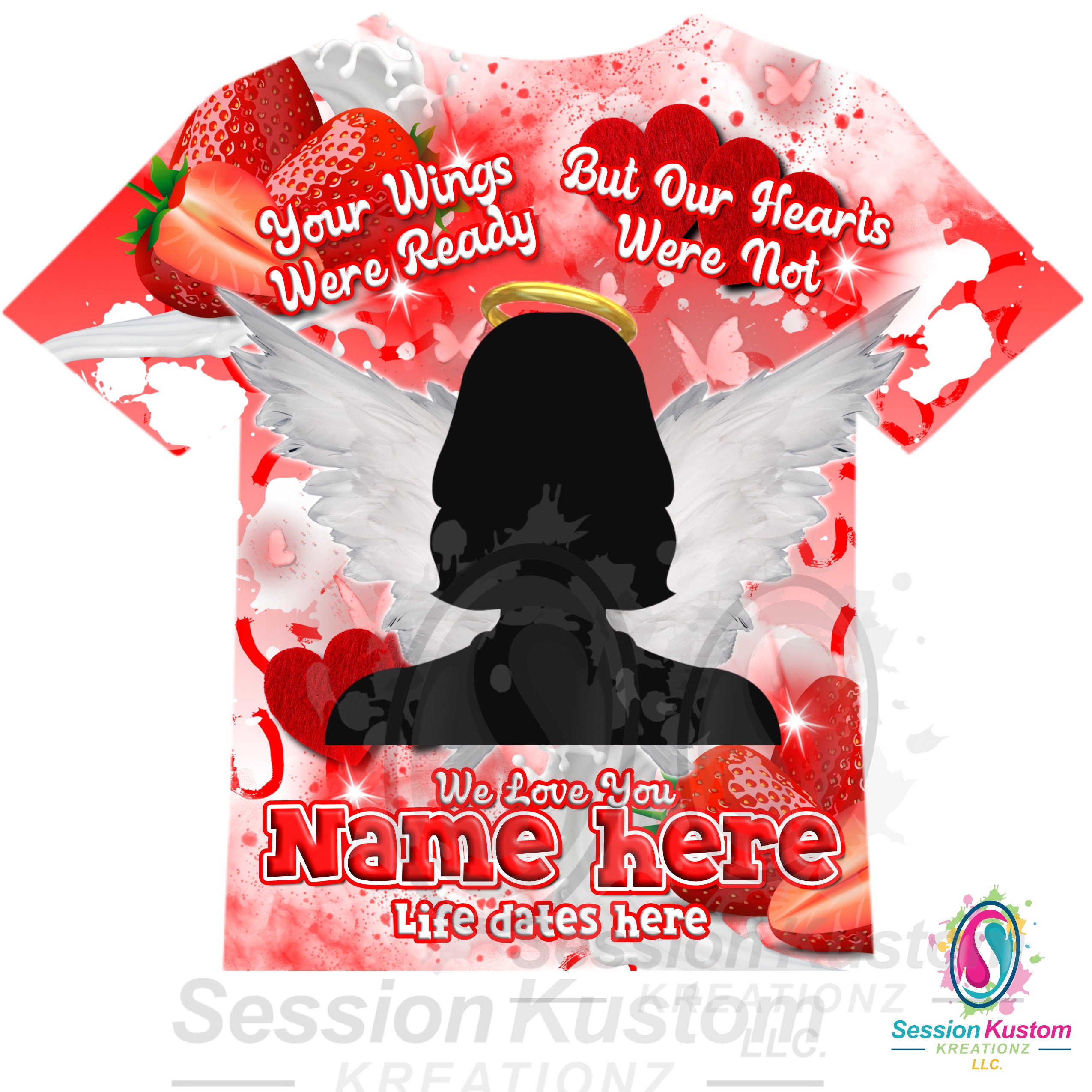 Affinity Designer Memorial Template | Editable in Loving Memory Design ...