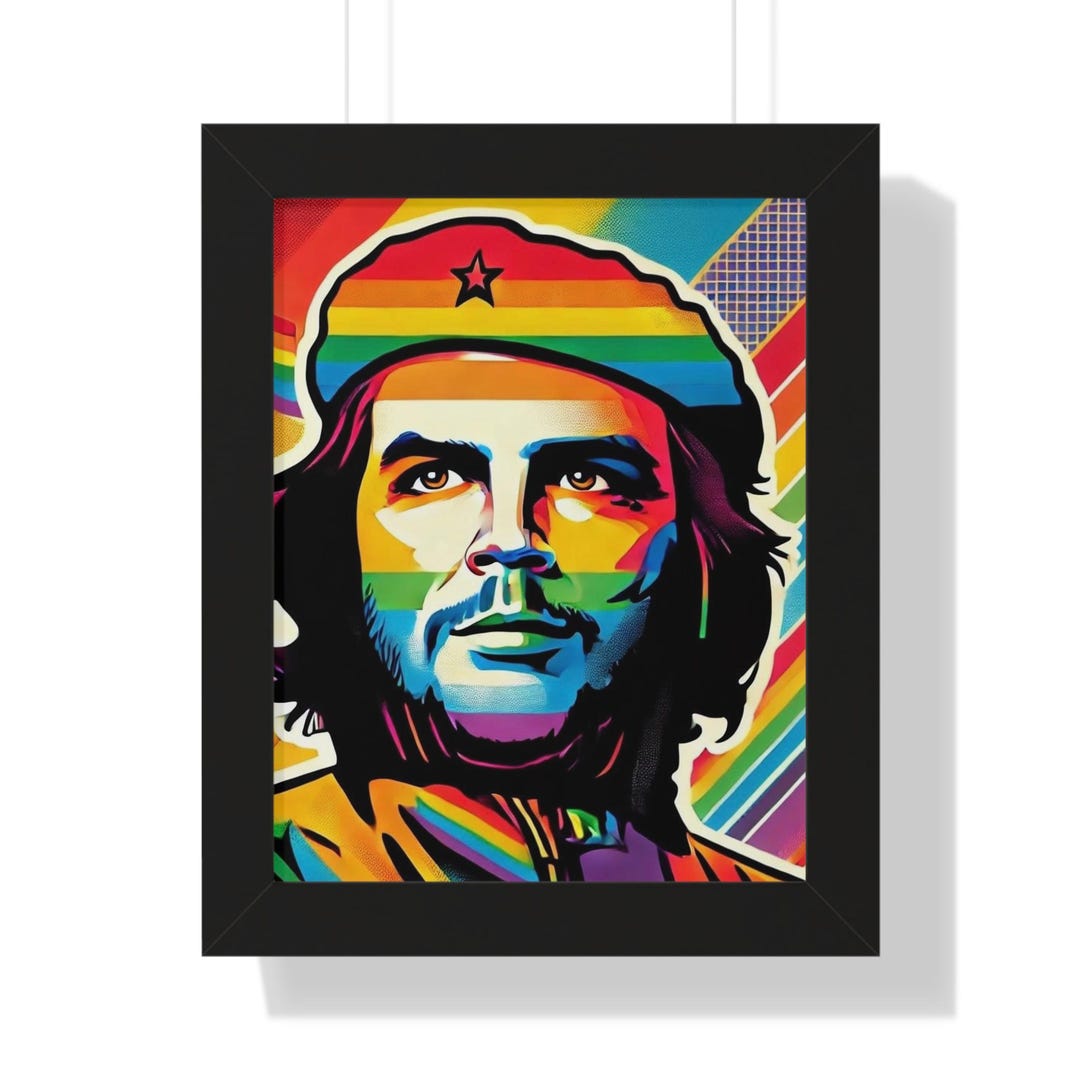 Che Guevara Framed Vertical Poster - Etsy