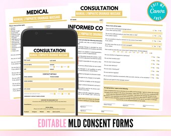 Manual Lymphatic Drainage Consent - Etsy