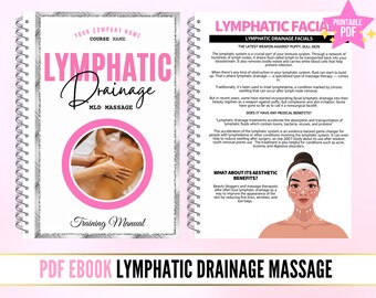 Lymphatic Drainage Training Manual - Etsy