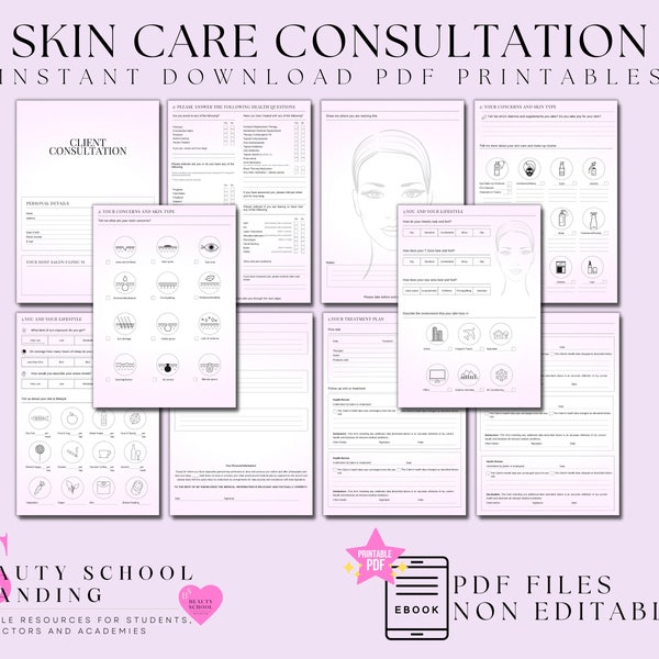 Facial Consent Form - Etsy