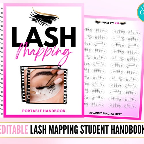 Lash Styling and Mapping Training Workbook.lash Maps.practice - Etsy