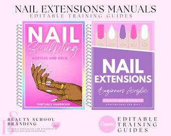 Acrylic Nail Extension Training Course Manual Nail - Etsy
