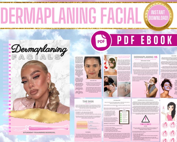 Dermaplaning Ebook Training Manual Peach Fuzz Facial PDF - Etsy