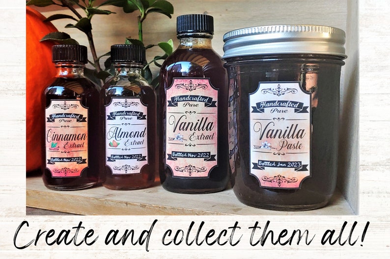 Cinnamon Extract Label, Printable Label, Extract Label, Vintage Label ...