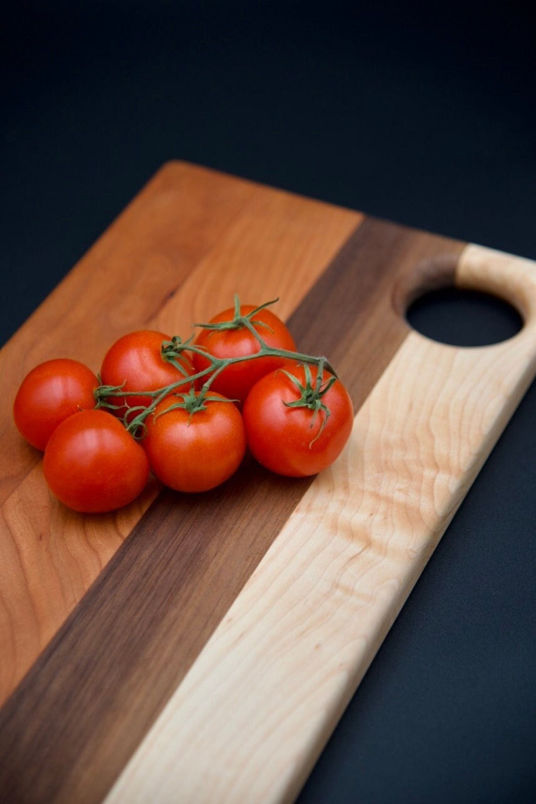 Wood Charcuterie and Cheese Serving Board. Made of Walnut, Hard Maple ...