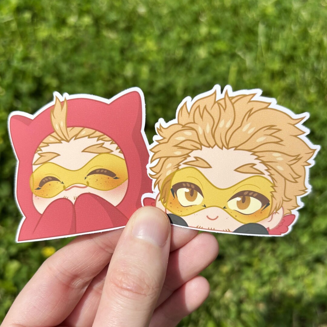 Peeker & Cat Blanket Sticker Dabi Hawks Shigaraki Vash | MHA BNHA My ...