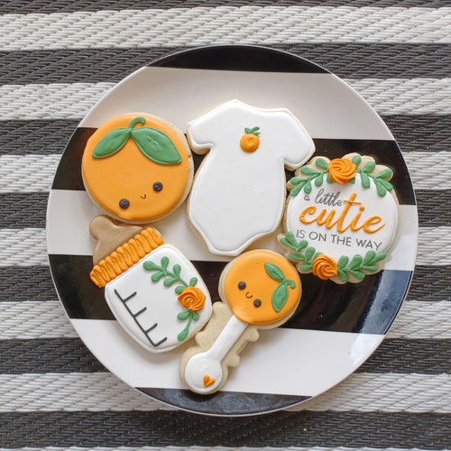 Cutie Baby Shower Cookies - Etsy