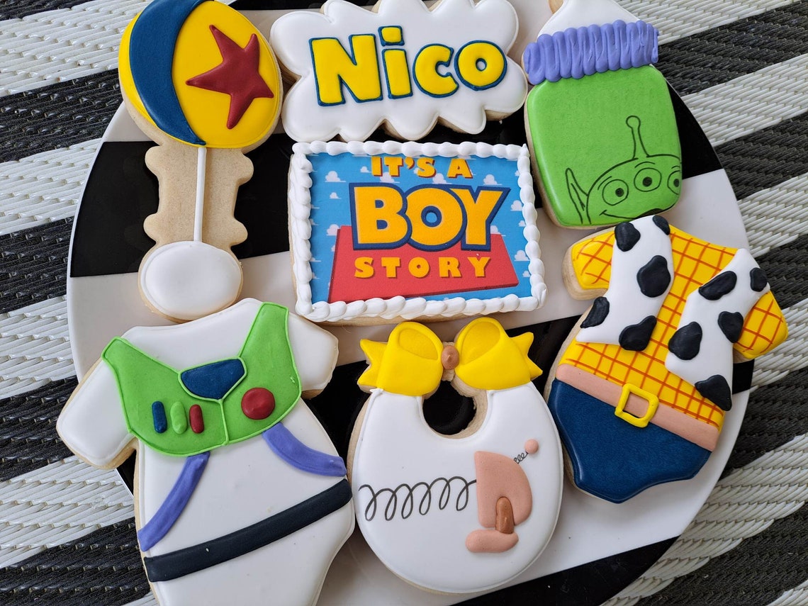 It's a Boy Story Inspired Decorated Sugar Cookies - Etsy