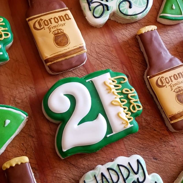 21st Birthday Cookie - Etsy