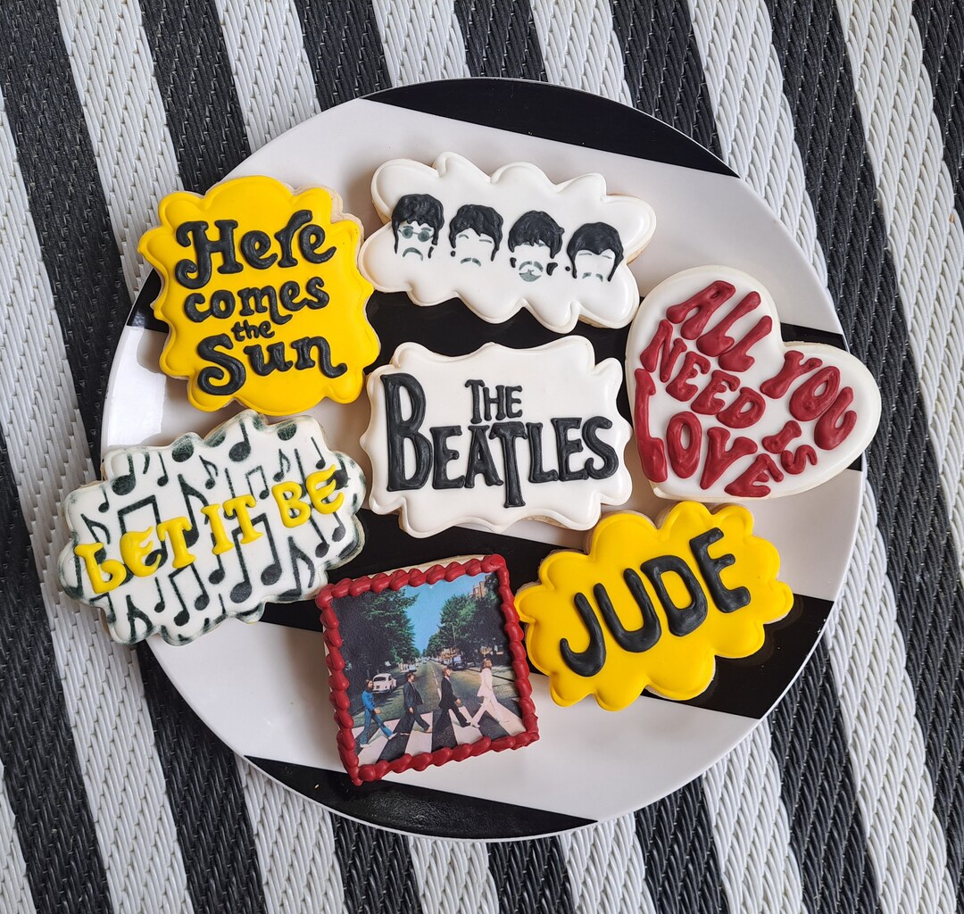 British Band Inspired Decorated Sugar Cookies - Etsy