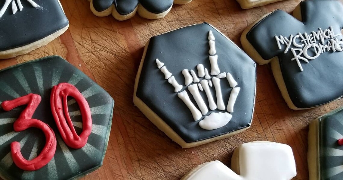 Emo Band Inspired Decorated Sugar Cookies | Etsy