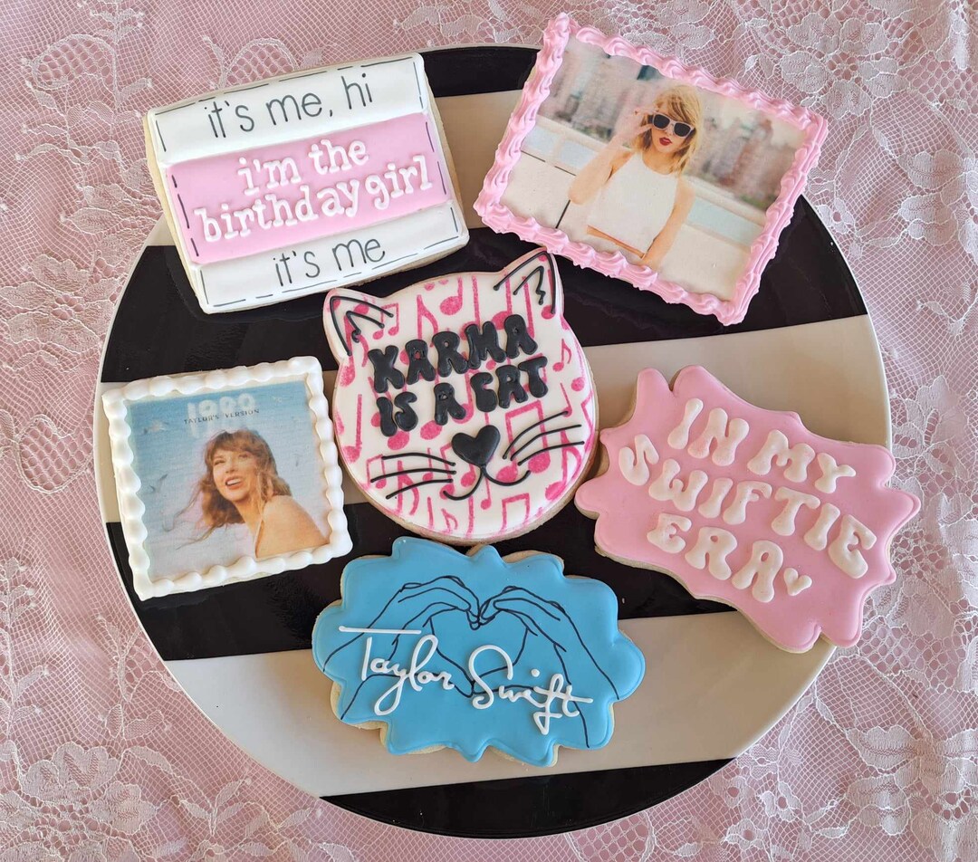 TS Swiftie Inspired Decorated Sugar Cookies - Etsy