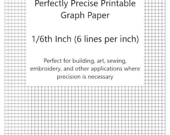 Perfectly Scaled and Precise Printable Graph Paper 4/4 1/4 Inch 4 Lines ...