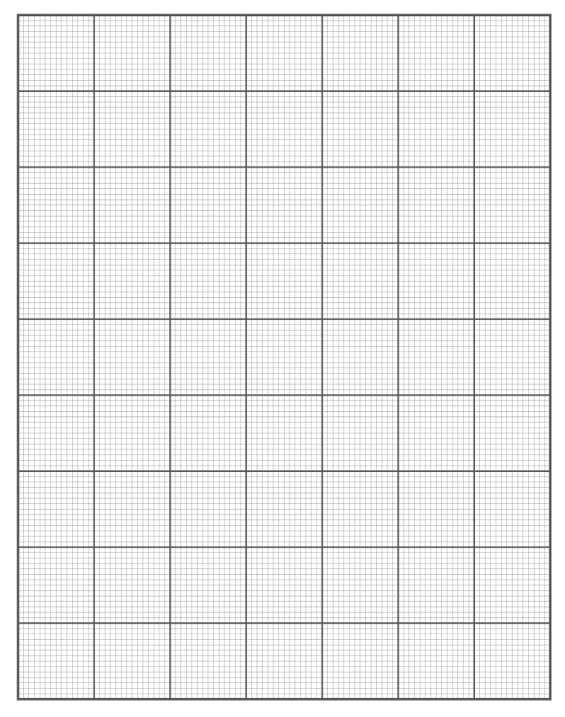 Perfectly Scaled and Precise Printable Graph Paper - 14 Lines per Inch ...