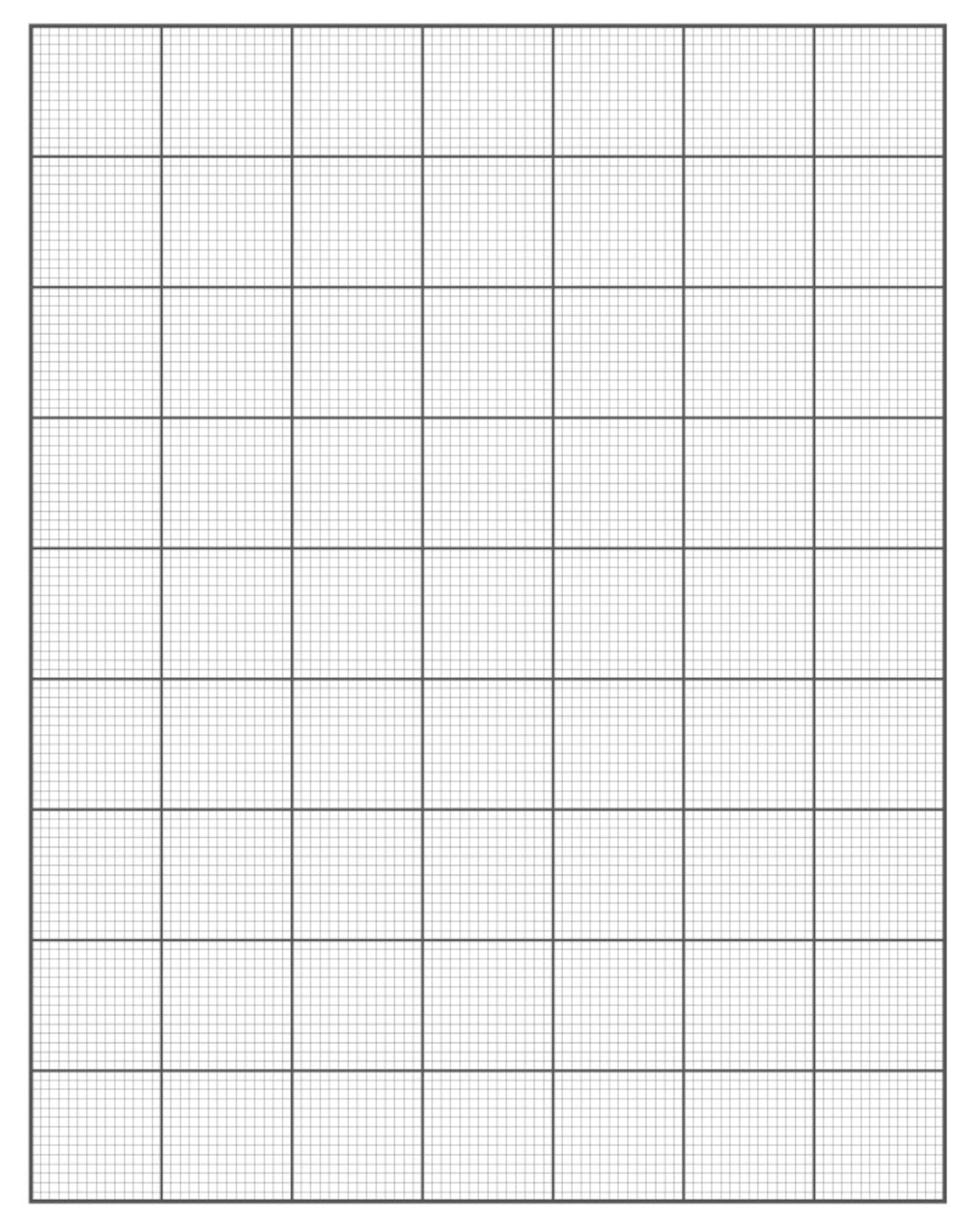 Perfectly Scaled and Precise Printable Graph Paper - 14 Lines per Inch ...