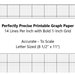 Perfectly Scaled and Precise Printable Graph Paper - 14 Lines per Inch ...