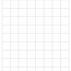 Perfectly Scaled and Precise Printable Graph Paper - One Inch Squares ...