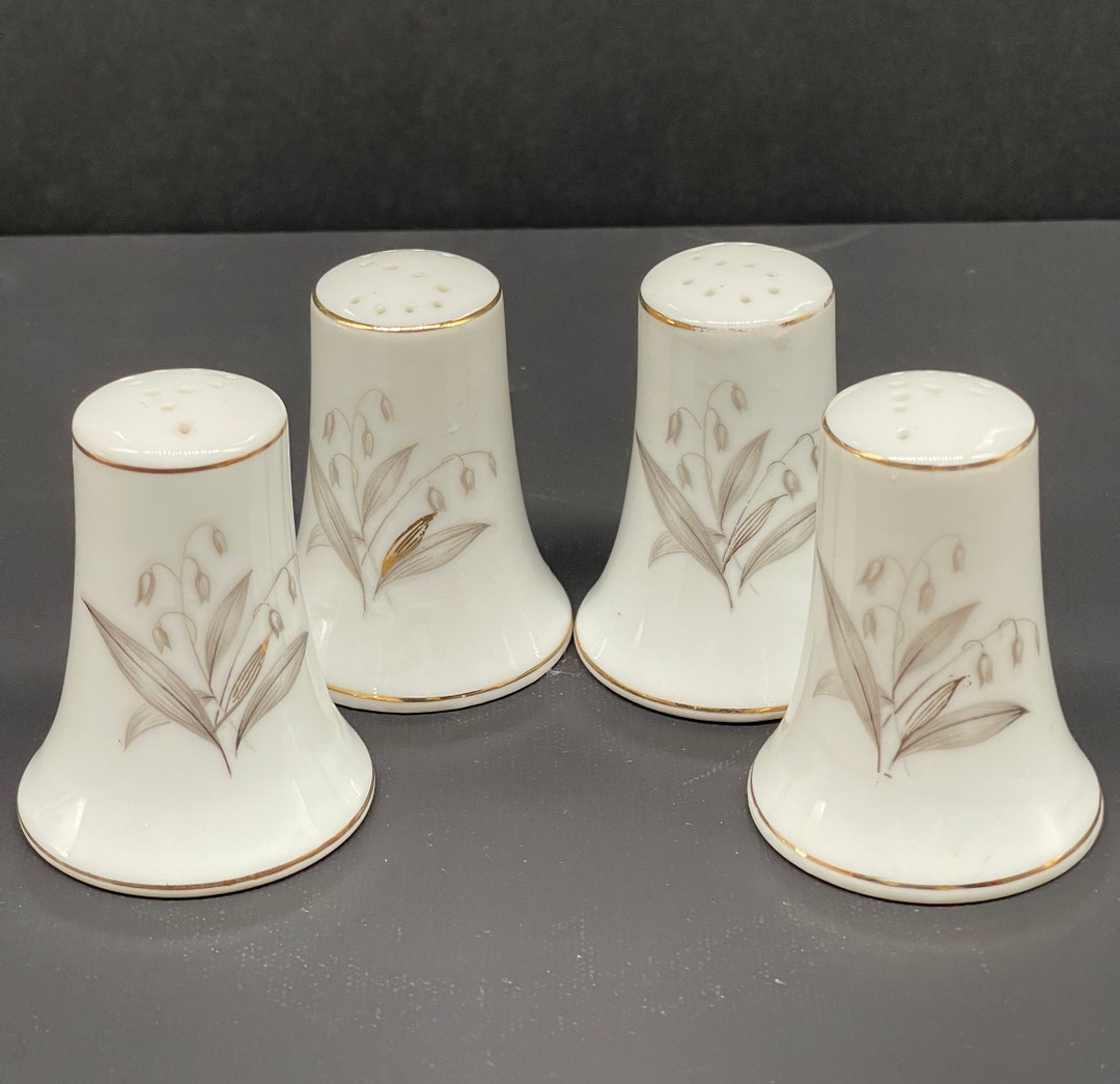 Kaysons Fine China Golden Rhapsody Salt & Pepper Shakers - Etsy