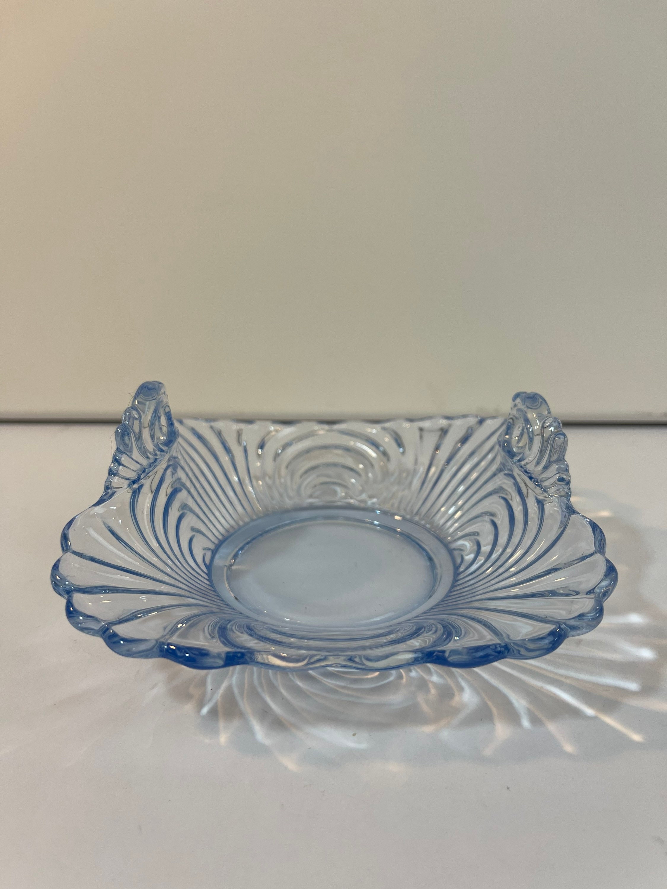 Vintage Cambridge Caprice Moonlight Blue Candy Dish Bowl - Etsy