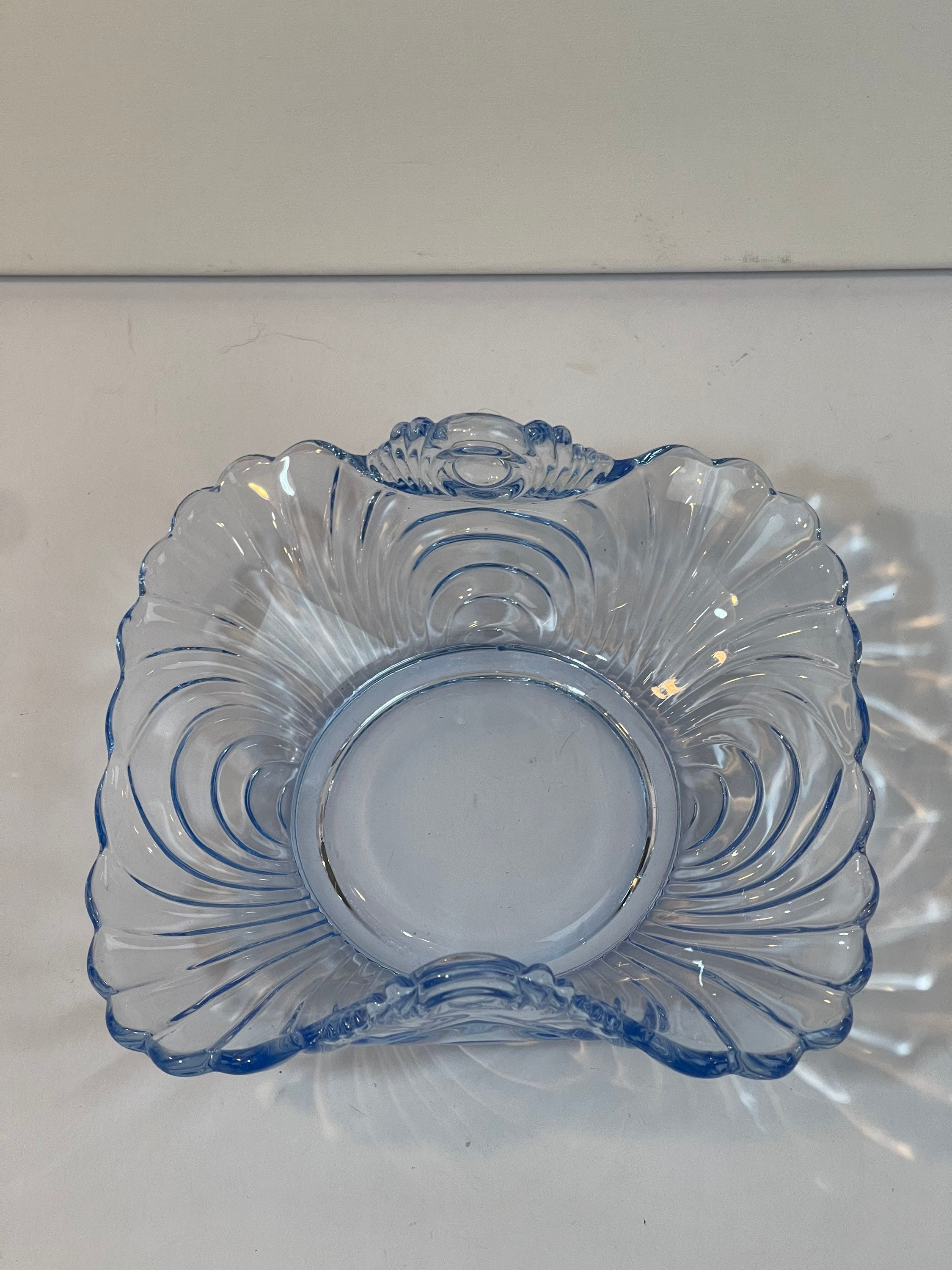 Vintage Cambridge Caprice Moonlight Blue Candy Dish Bowl - Etsy
