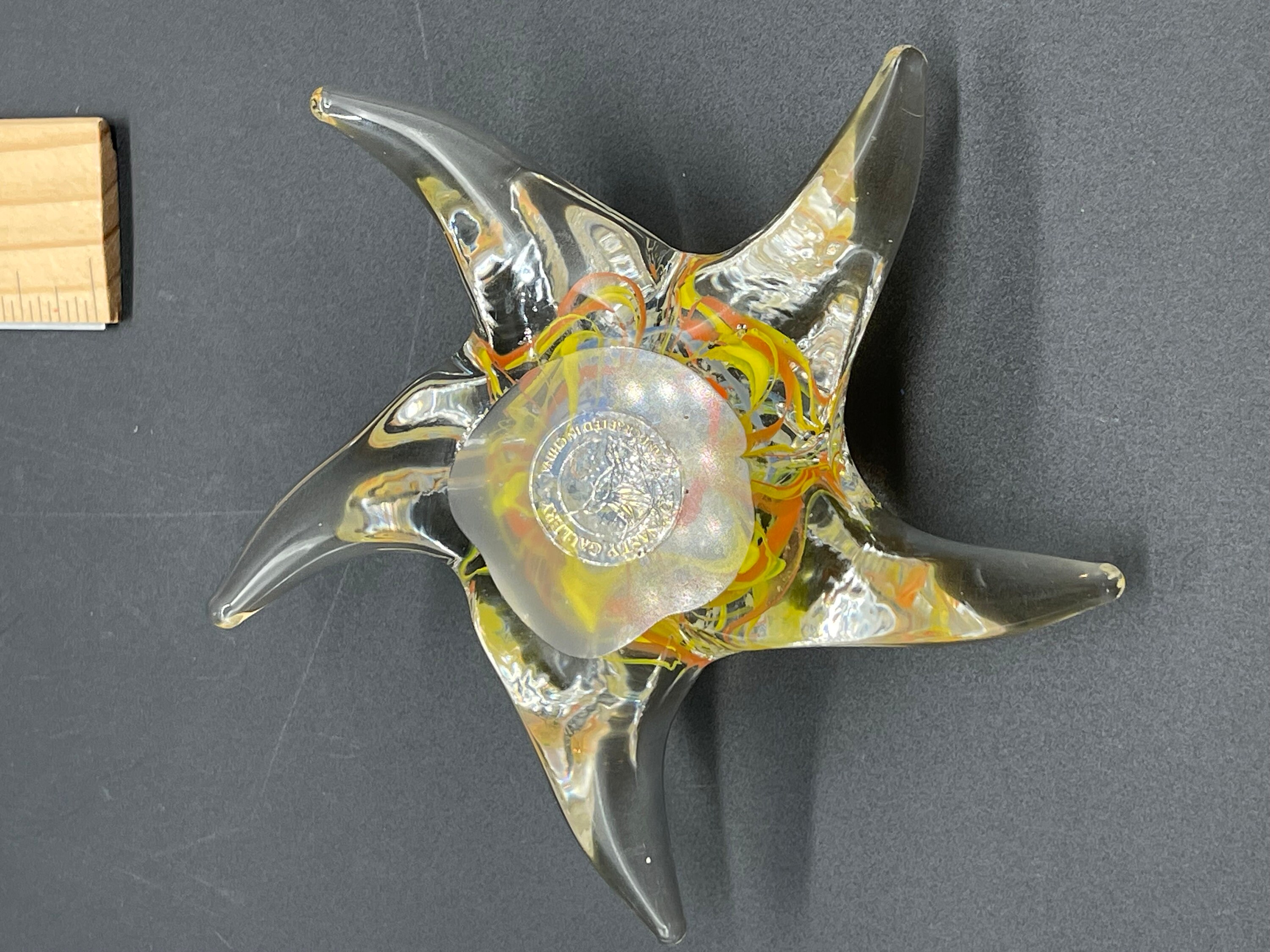 Vintage Dynasty Gallery Art Glass Starfish Paperweight 4.5in. - Etsy
