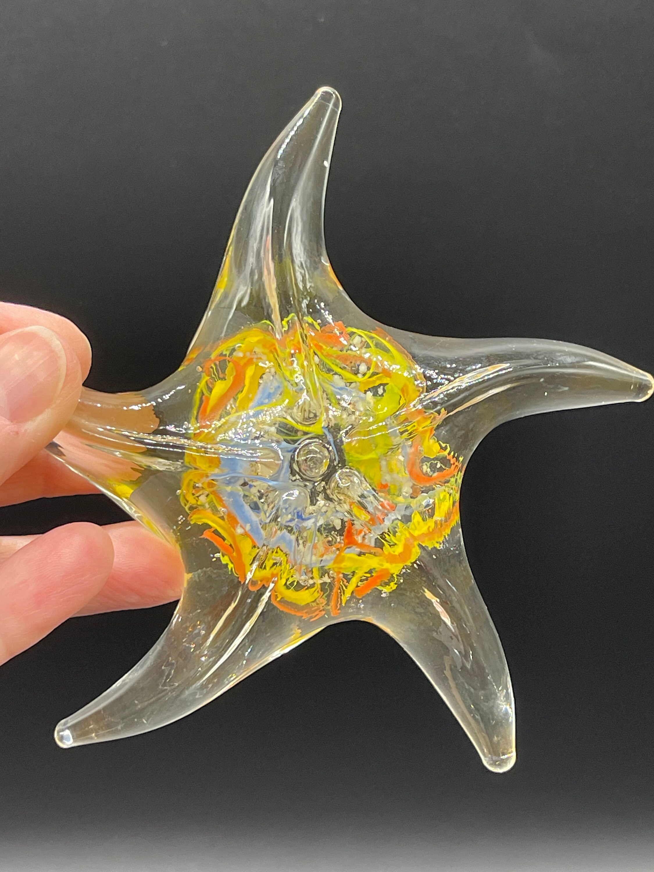Vintage Dynasty Gallery Art Glass Starfish Paperweight 4.5in. - Etsy