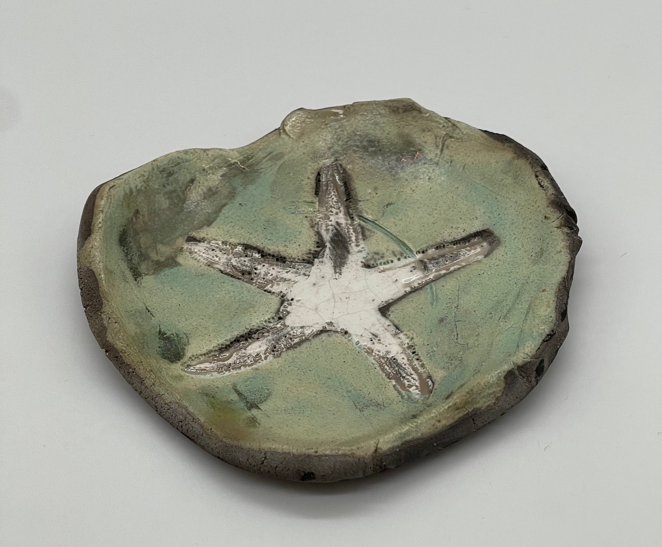 Art Pottery Starfish Trinket Dish by Sieloff Pottery Appx 4.5 Diameter ...