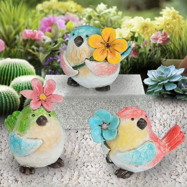 Resin Birds for Garden - Etsy