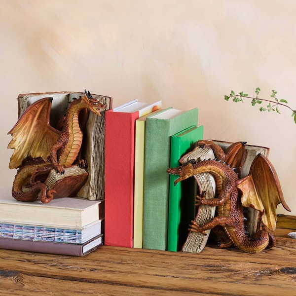 Dragon Bookends - Etsy