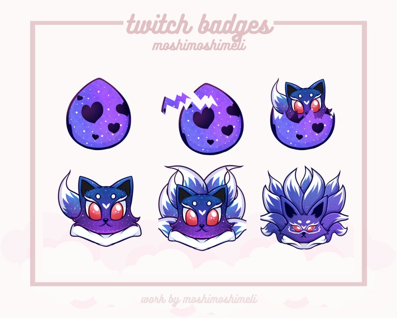 6 Custom Emotes Emojis Stickers Pack for Twitch Discord and - Etsy ...