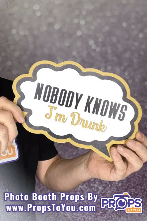 BUNDLE Adult Drinking 5 Double-sided Photo Booth Props - Etsy