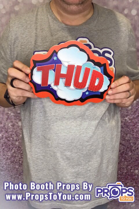 BUNDLE Pow 5 Double-sided Photo Booth Props - Etsy