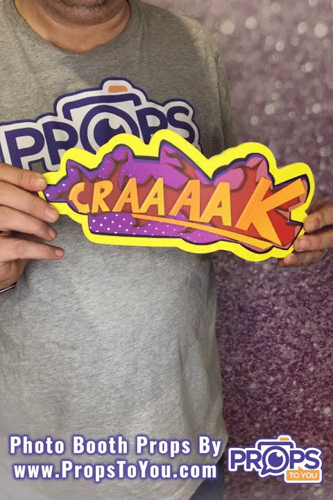 BUNDLE Pow 5 Double-sided Photo Booth Props - Etsy