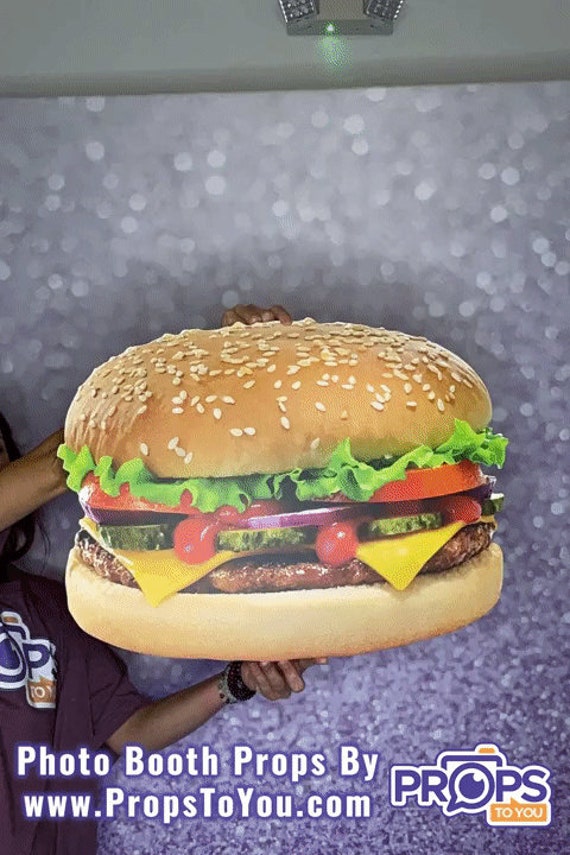 BIG Props: Cheeseburger Photo Booth Prop | Etsy