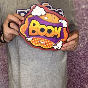 BUNDLE Pow 5 Double-sided Photo Booth Props | Etsy